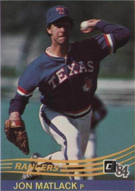 1984 Donruss - Jon Matlack #378 for sale online | eBay