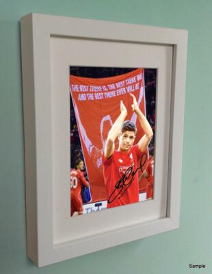 Signed Steven Gerrard Liverpool Istanbul Collage Autographed Photo ...