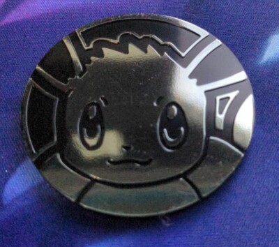 Eevee Silver Holo Jumbo Coin Official Pokemon TCG Near Mint | eBay