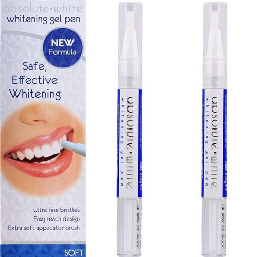 2x Zahn Whitening Bleaching Gel Pen Zahnaufhellung Zahnweiß Stift Zahn ...