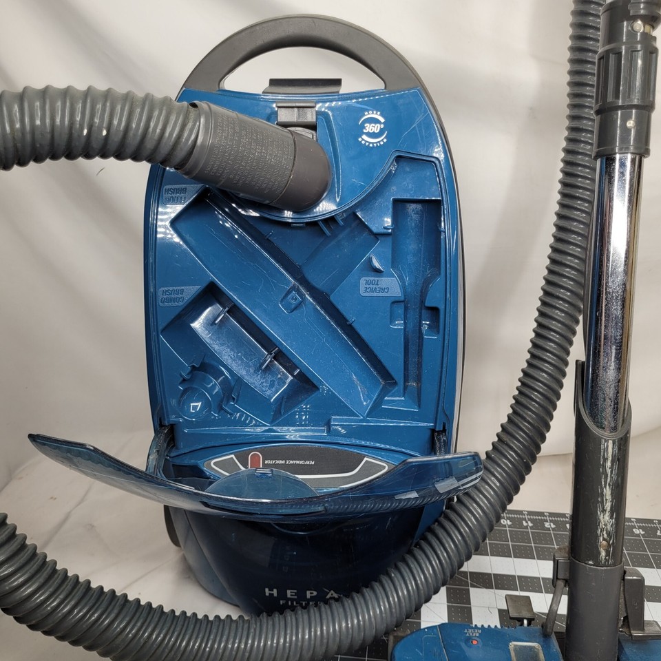 Kenmore 116 Progressive HEPA Canister Vacuum Blue Canister and Floor ...