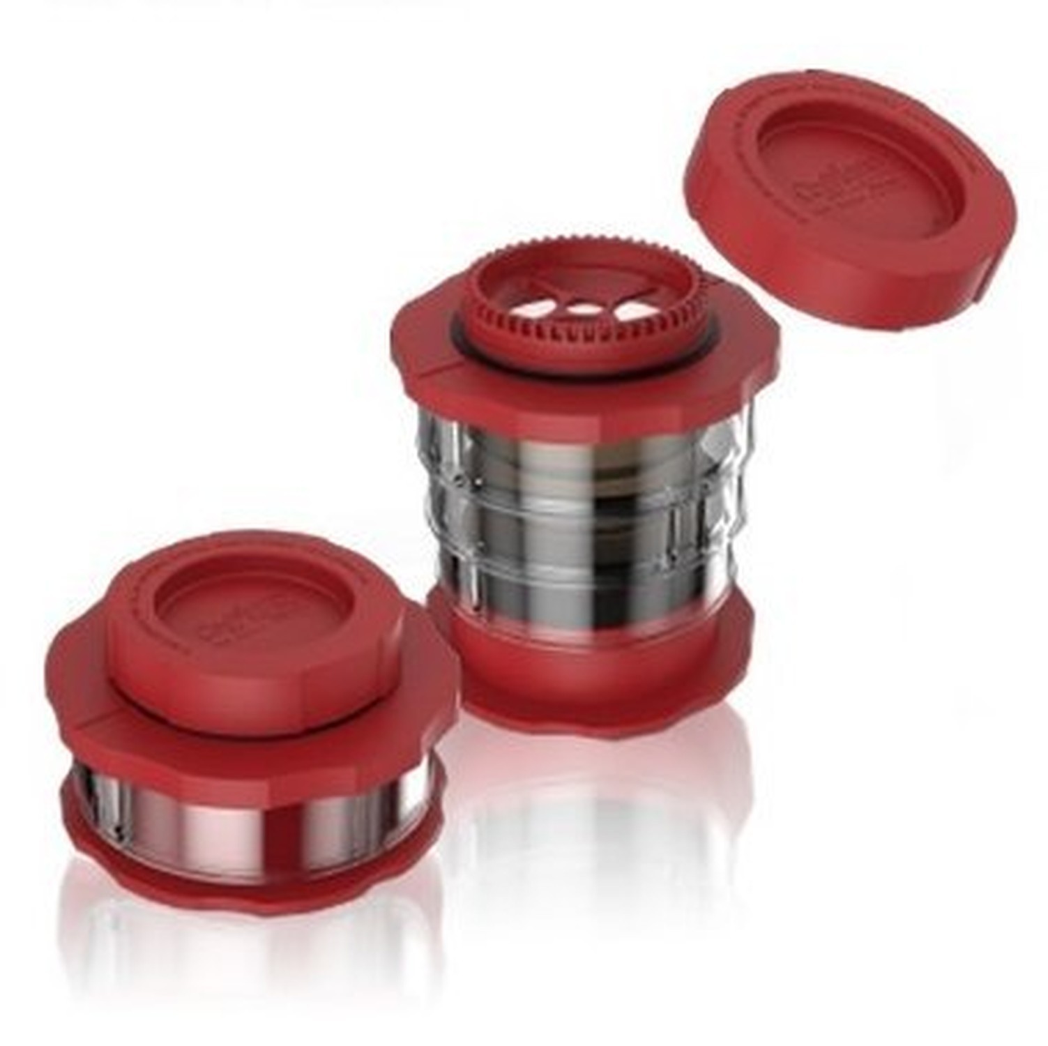 Cafflano Kompact Portable Coffee Maker - Red - Travel Hot and Cold ...