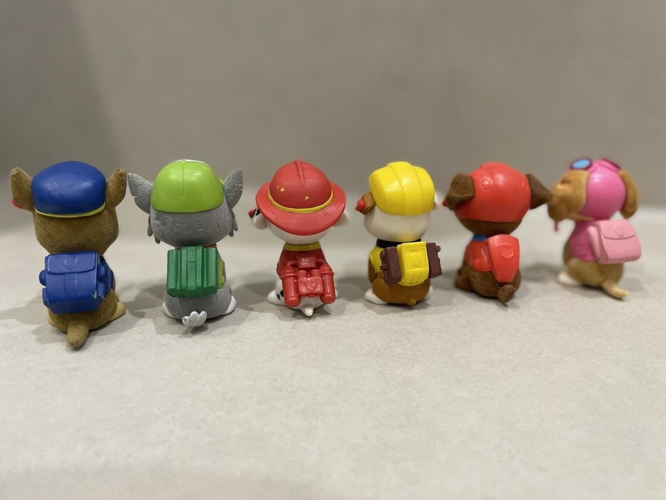 TY Beanie Mini Boos PAW PATROL 2.5" Collectible Figures Complete Set X6 ...