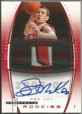 Steve Novak - 2006-07 Fleer: Hot Prospects - Rookie Autograph #48/50 | eBay