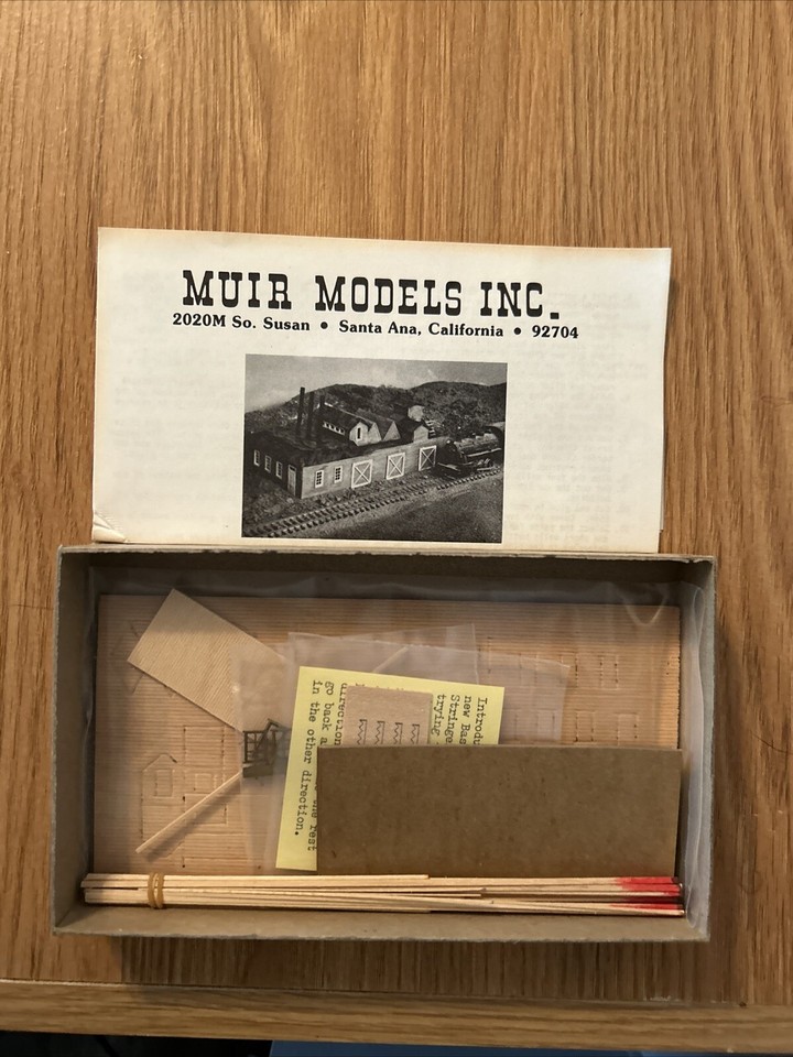 Muir Models #534 N-Scale Wood Building Kit Delta County Cannery | eBay