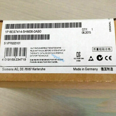 6ES7414-5HM06-0AB0 S7-400H, CPU 414-5H Brand New Fast shipping#DHL or ...
