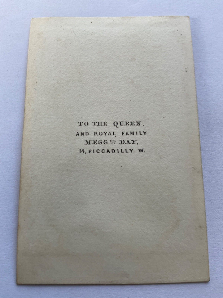 Portrait Man Antique CDV Cabinet Card Photo by Messrs Day 14 Piccadilly ...