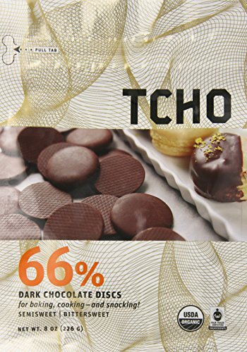 Tcho Chocolate Organic 66% Dark Chocolate Baking Discs 8 Oz Pack Of 1 ...