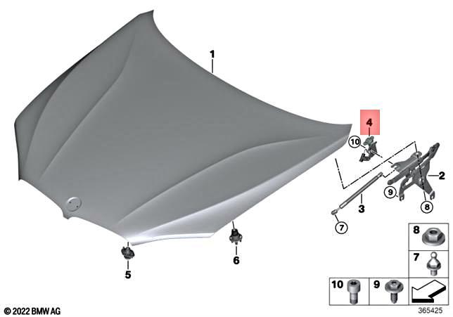 Genuine BMW X5 X6 F15 F16 X5 25d 25dX 28iX 30dX 35iX Actuator Right ...