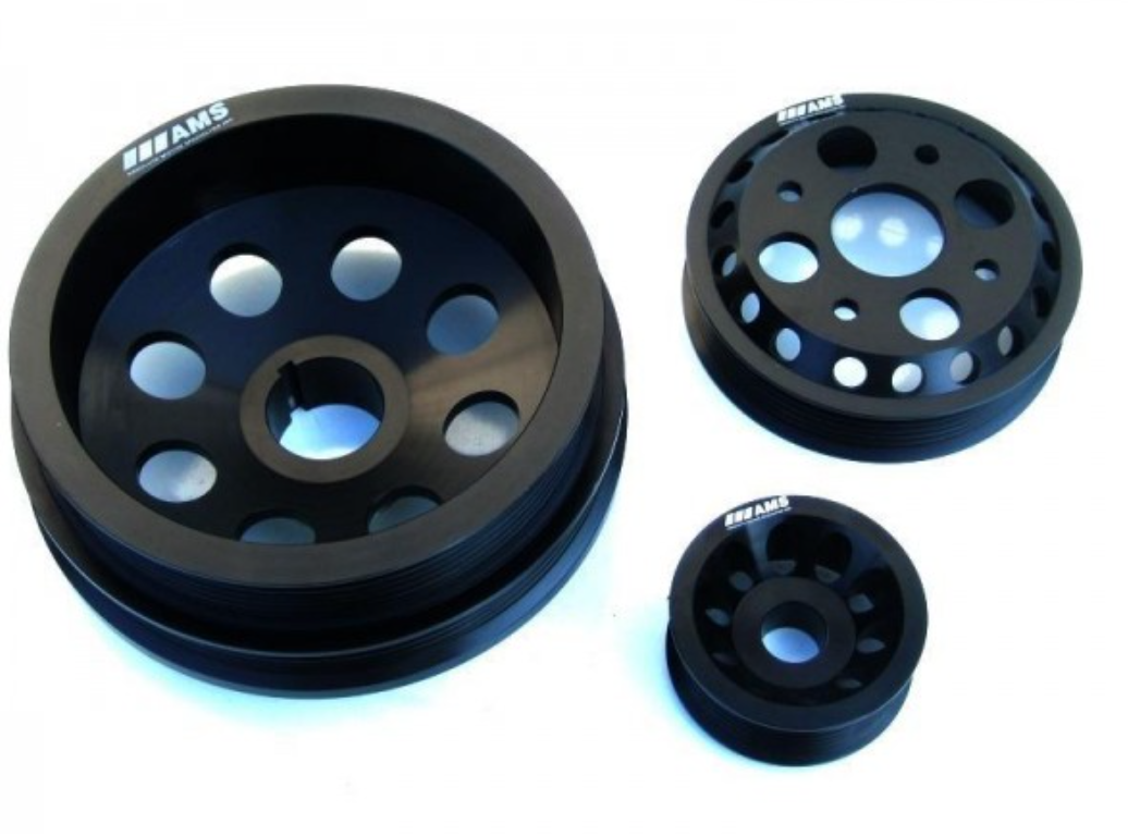 AMS 350Z/G35 DE ALUMINUM RACE PULLEY KIT | eBay
