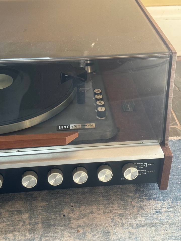 Vintage Mid Century Benjamin Elac Miracord 40 Turntable | eBay