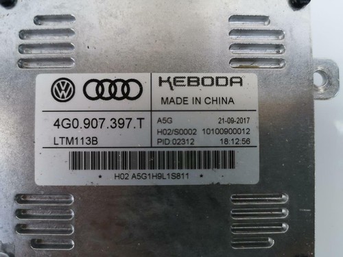 VW AUDI PORSCHE SEAT LED HEADLIGHT CONTROL MODULE BALLAST 4G0907397 T ...