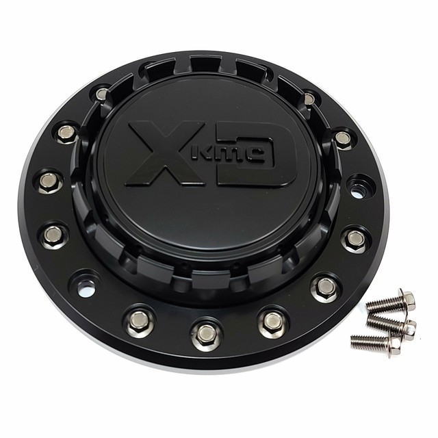 4 KMC XD Series Black Center Caps 5/6/8l Xd137 FMJ Xd136 Panzer Xd138 ...