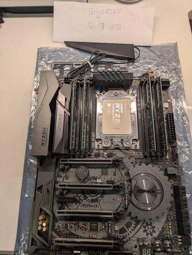 ASRock X399 TAICHI Motherboard, AMD Ryzen Threadripper 1900x & 32GB ...