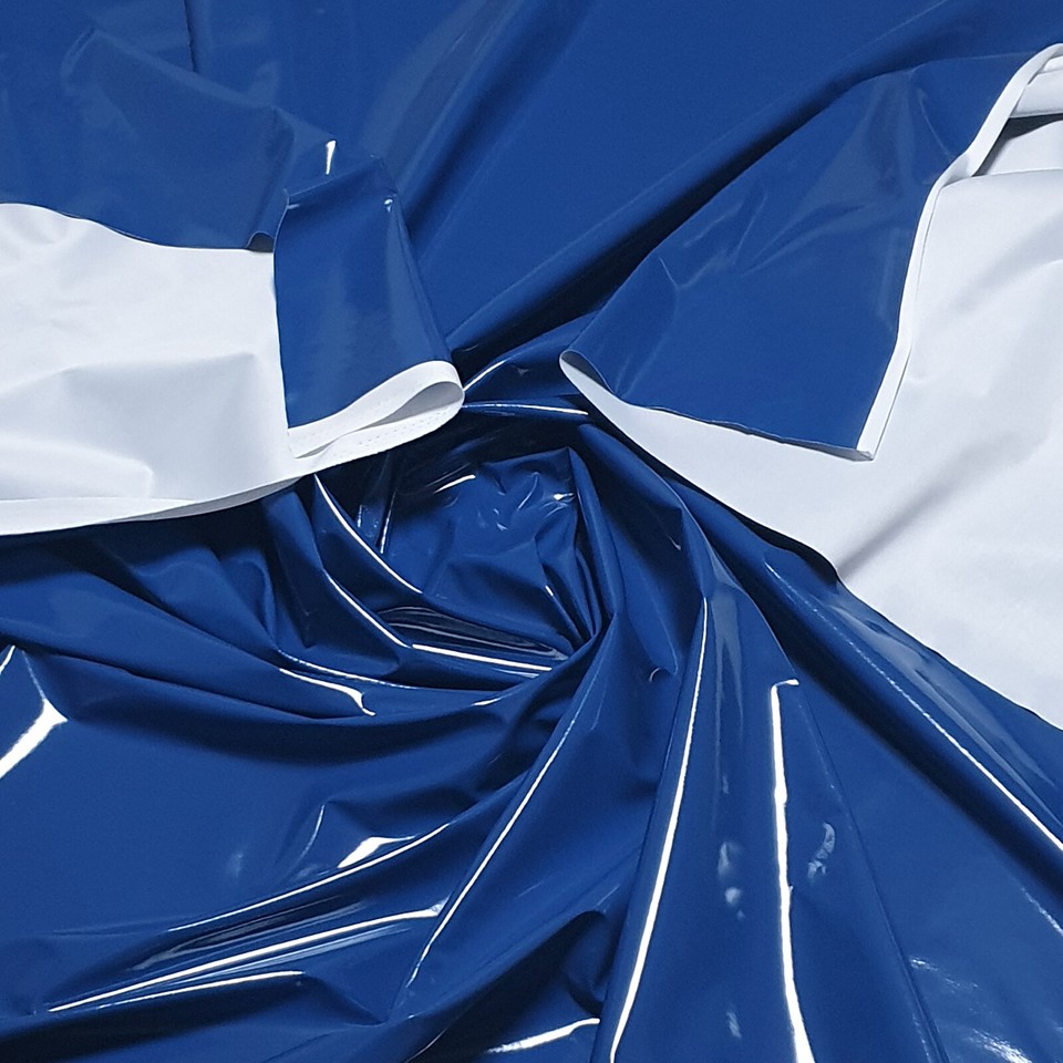 SHINY HIGH GLOSS PVC STRETCH RUBBER VINYL PLEATHER GOTH FETISH CLOTH ...