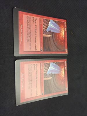 MTG English 2x Flame Rift Nemesis Off-Centered | eBay