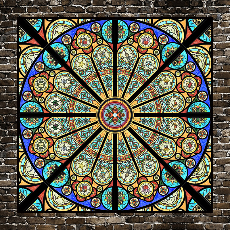 Self Adhesive Frosted Stained Glass Window Door Sticker Film Decor | eBay