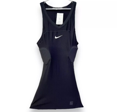 Nike Pro Hyperstrong Padded Compression Basketball Tank Black XLarge ...