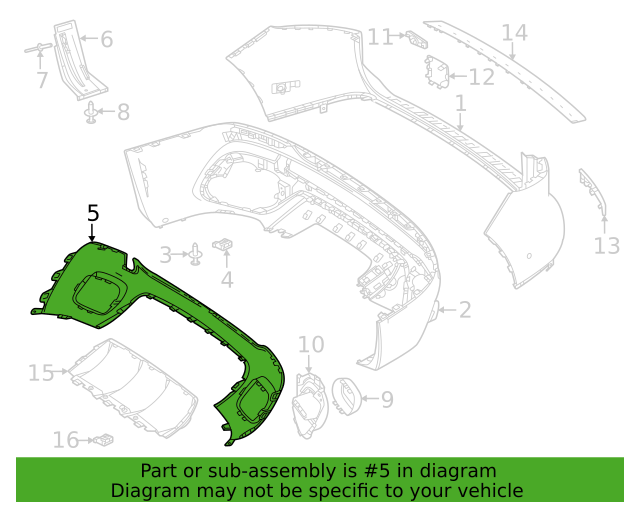 OEM 2478850403 Mercedes-Benz GLB35 AMG Rear Bumper Skid Plate Lower ...