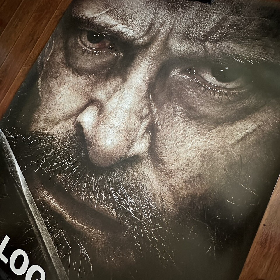 BIG Marvel LOGAN 2017 Original X-Men 48x70in 4x6' US Wolverine Bus ...