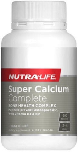Nutra-Life Super Calcium Complete Tablets 60 + Vitamin D3 and K2 | eBay