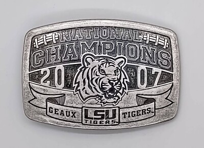 LSU 2007 National Championship Belt Buckle | eBay