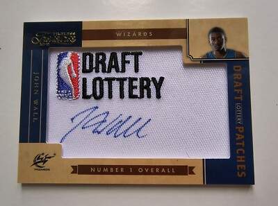 JOHN WALL Rookie Autograph Card/10 2010 Timeless Treasures Draft ...