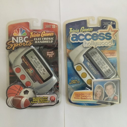 Lot Of 2 Electronic Handheld Trivia Games NBC SPORTS and ACCESS ...