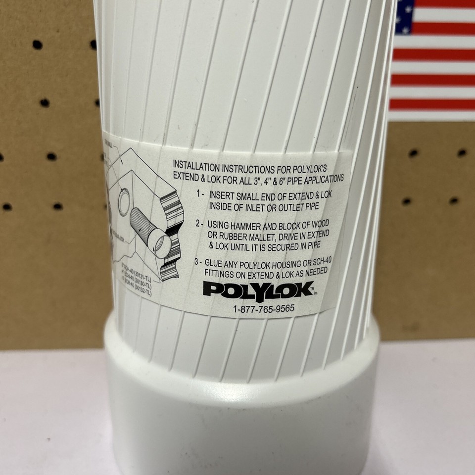 POLYLOK Septic Tank Effluent Filter Extend & Lok Lock for 4" Pipe | eBay