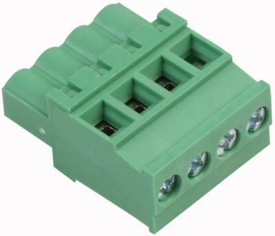 Terminal Block RA Plug 5.0mm 4 Way Connectors Terminal Blocks - 20.920M ...