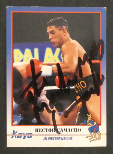 Hector Macho Camacho Signed Kayo Boxing Card From Referee Collection | eBay