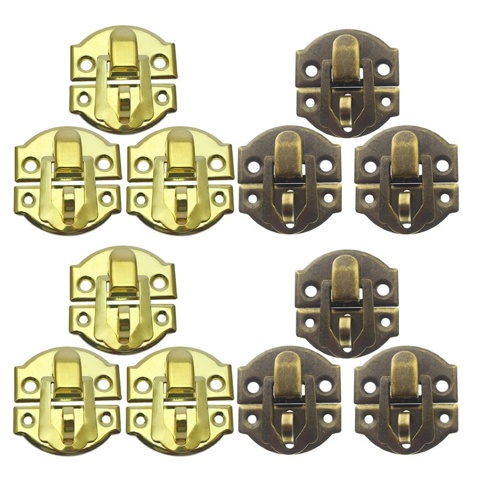 20 Pcs Small Metal Hasp Latch Buckle Lock for Gift Jewelry Boxes | eBay ...