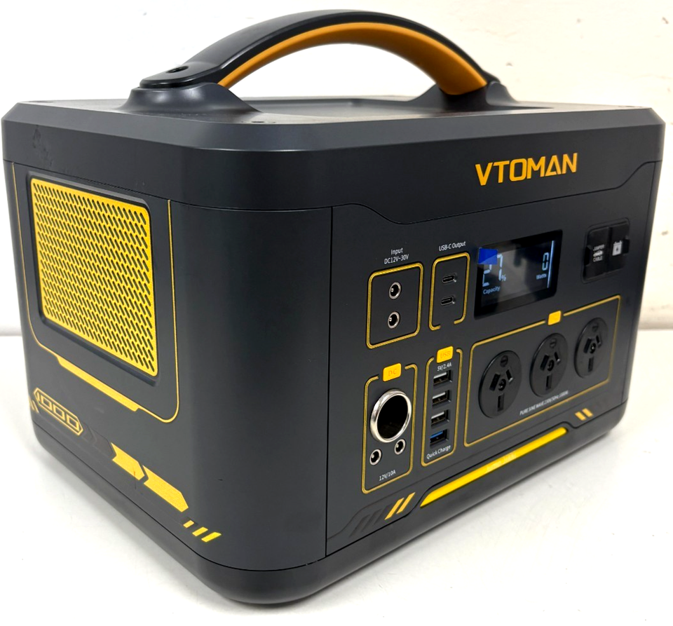 VTOMAN Jump 1000 Portable Power Station 1408Wh 1000W AC/DC USB ...