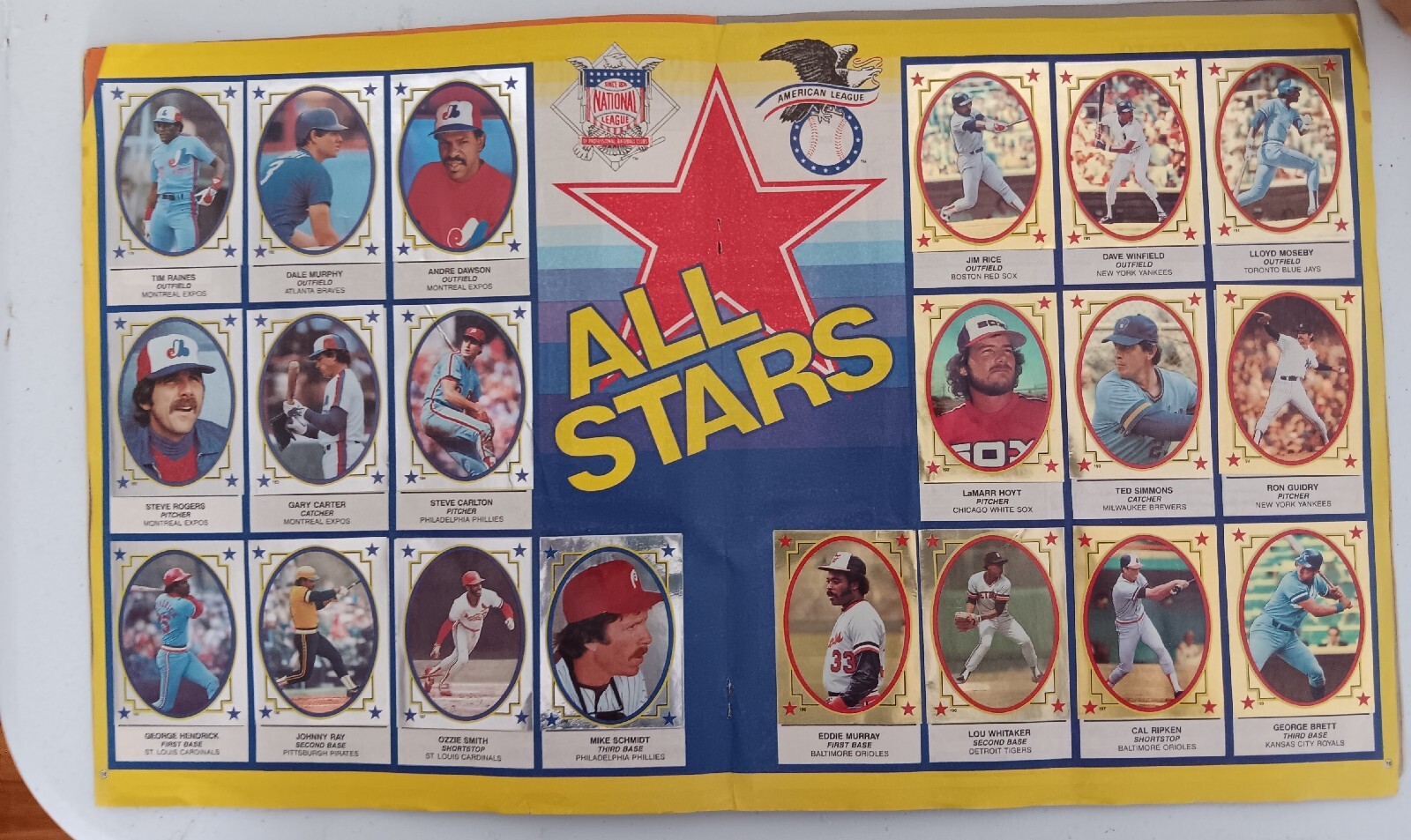1984 Topps Baseball Sticker Yearbook Album Book - 100% Complete ALL ...