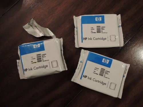 HP INK LOT - 940XL Black Cartridge C4906A + HP 940 Cyan C4903A ...