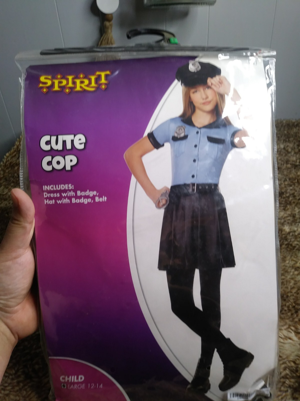 Spirit Halloween Police Officer Cute Cop Costume Outf… - Gem