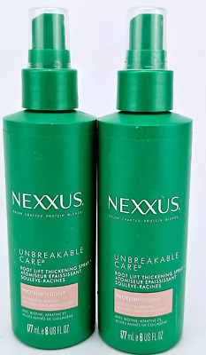 Nexxus Root Lift Thickening Spray Unbreakable Care 6 oz Each - 2 Pack ...