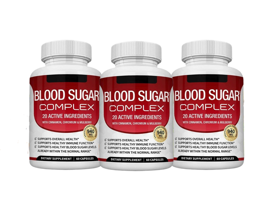 Blood Sugar Complex Supplement - Supports Healthy Blood Sugar Levels 60 ...
