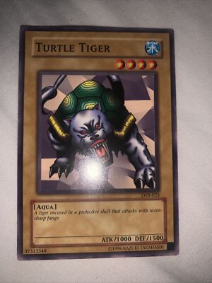 Yu-Gi-Oh! TCG Turtle Tiger Legend of Blue Eyes White Dragon LOB-023 ...