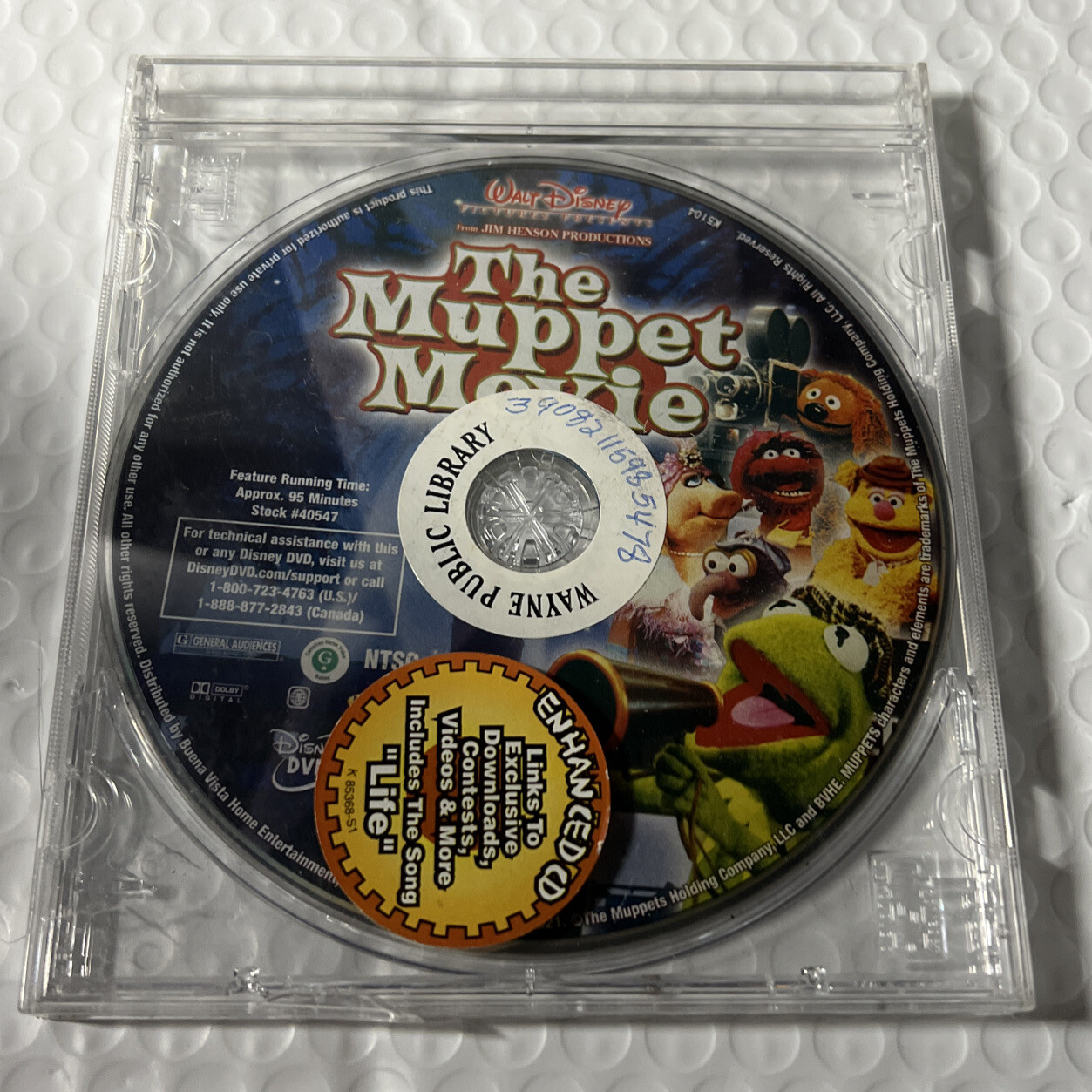 well Disney the Muppet movie DVD disc only | eBay