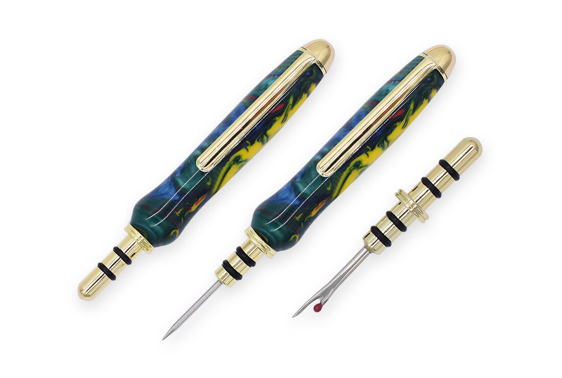Seam Ripper Stiletto Kit Turning Kit Woodturning Project Gold or Chrome ...