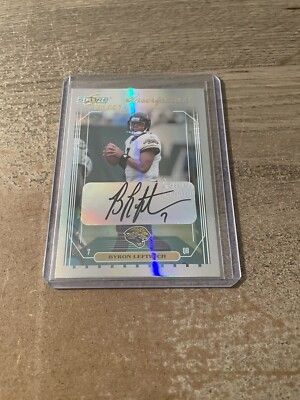 2006 Score Select Inscriptions /50 Byron Leftwich #123 Auto | eBay