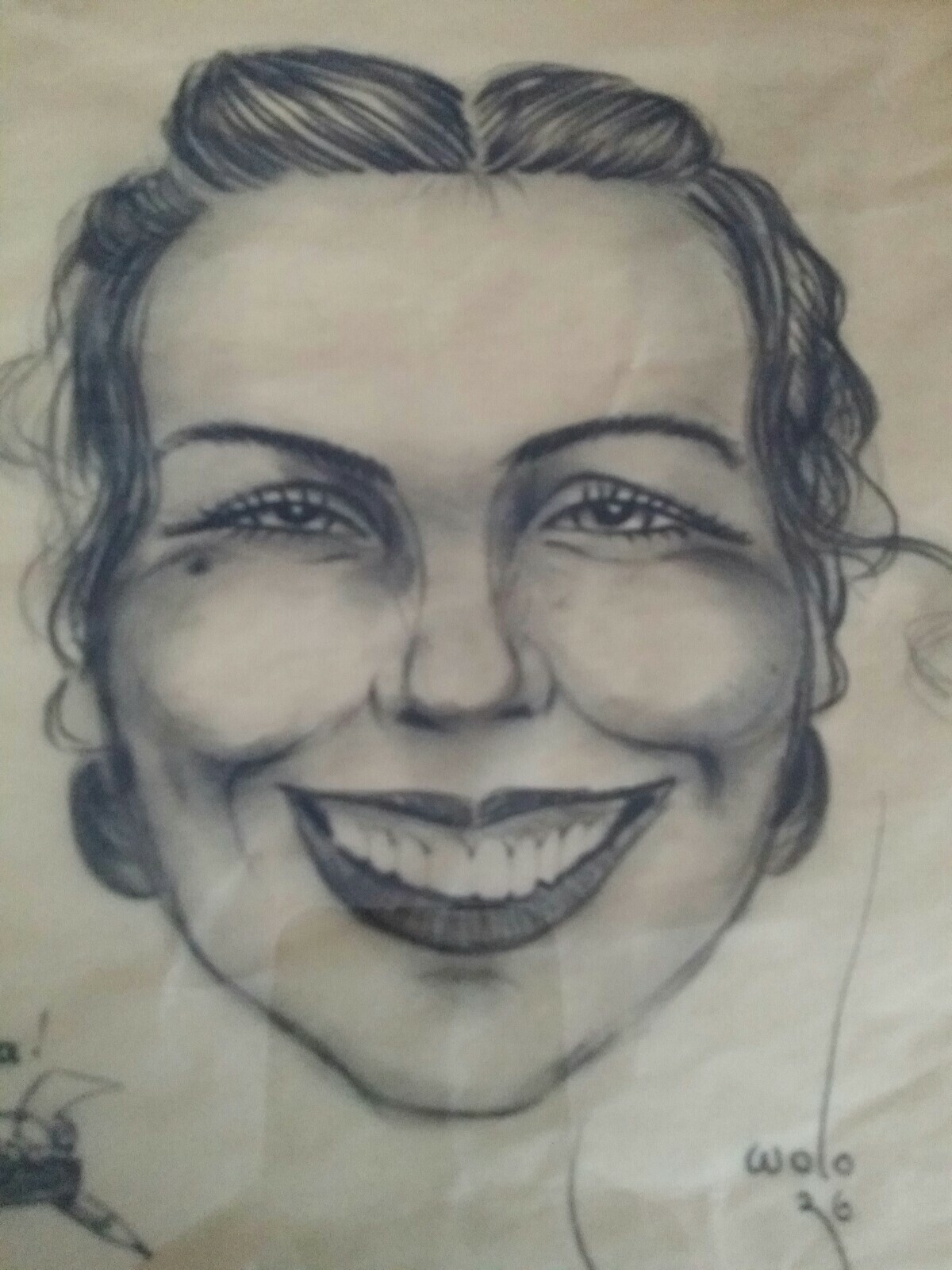 Crazy Caricature Charcoal Portrait California Artist Wolo Trutzschler ...
