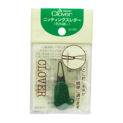 Clover Threader Knitting Threader Green 6.5x11x0.7cm | eBay