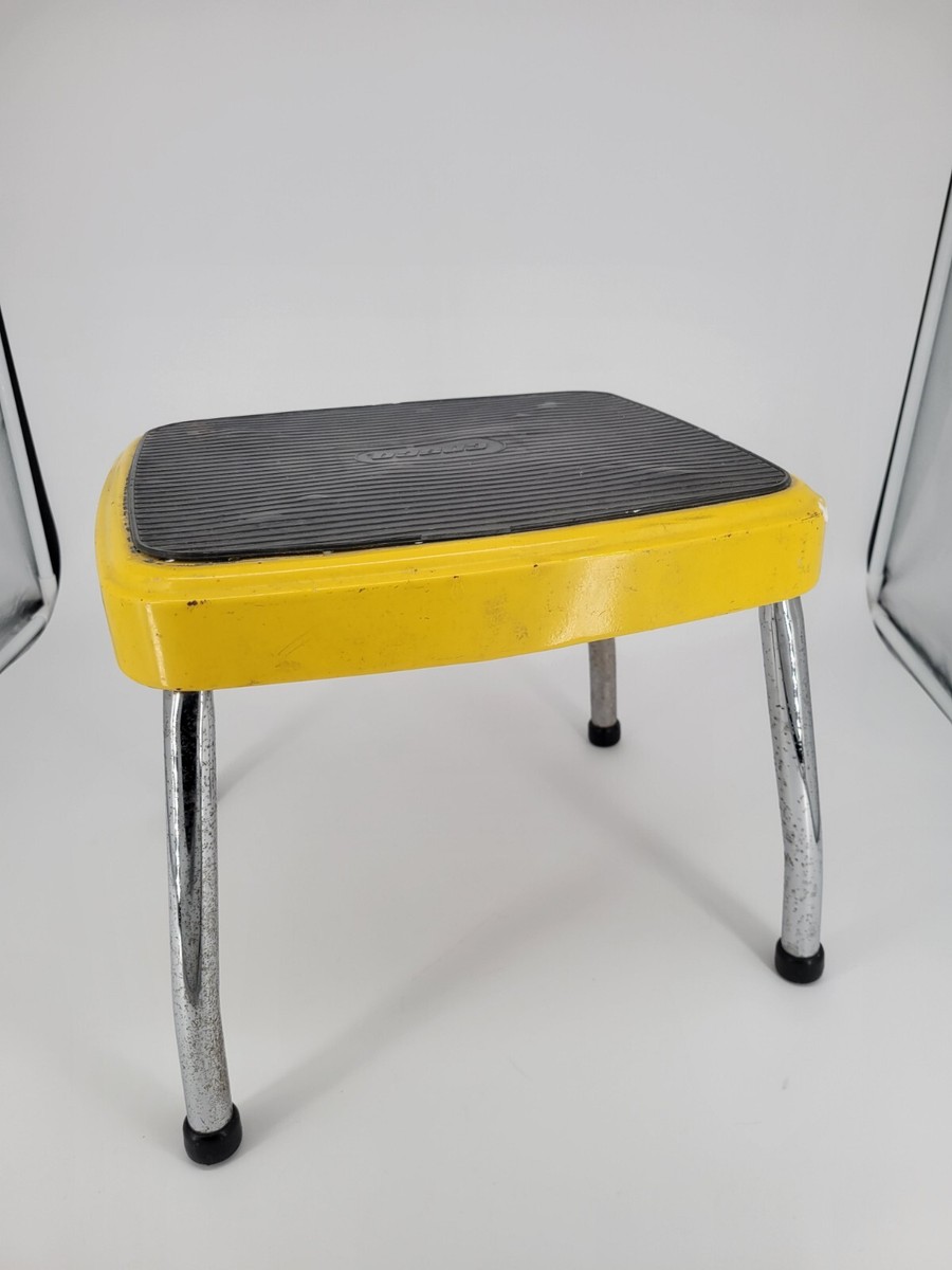 Yellow Vintage Step Stool