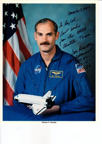 William F. Readdy Signed 8x10 Autographed Photograph NASA Space ...