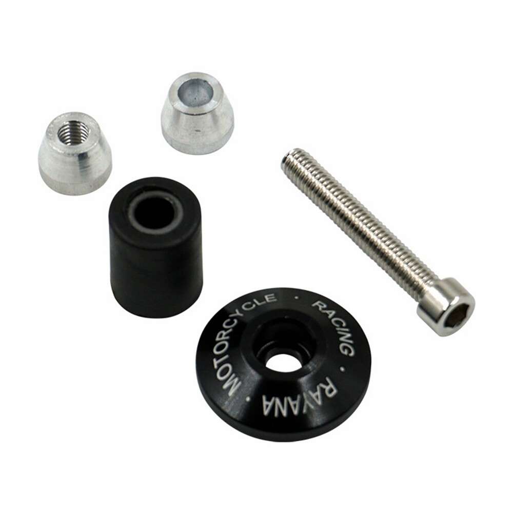 Universal Motorcycle Motorbike Bar Ends Handlebar End Weights Red ...