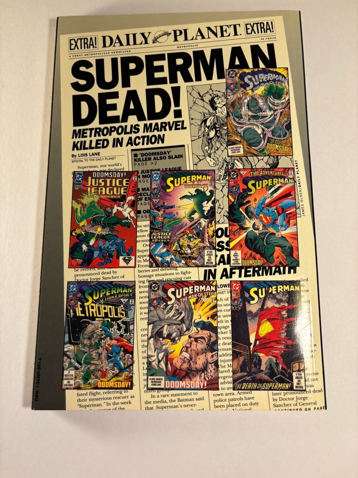 Death of Superman Comic, 1993 First Edition, personal collection ...