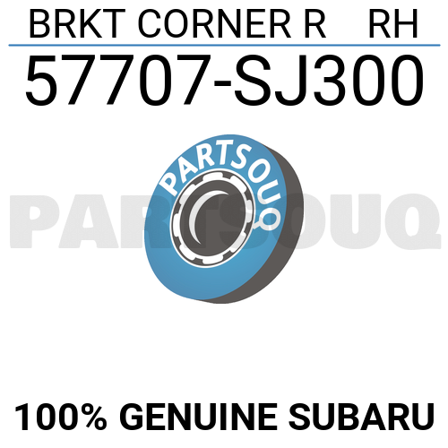 57707SJ300 Genuine Subaru BRKT CORNER R RH 57707-SJ300 | eBay