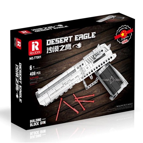 Building Blocks Set Military Gun Desert Eagle Pistol Bricks Toys NEW IN ...